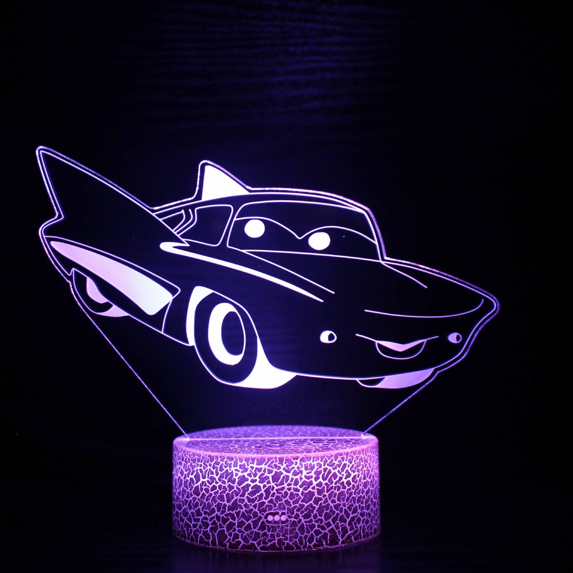 Cars Lamp for Kids, 3D Cars Night Light Toy, 16 Colors with Remote ...