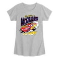 Cars - Lightning McQueen Kachow - Youth Girls Fitted Short Sleeve T ...