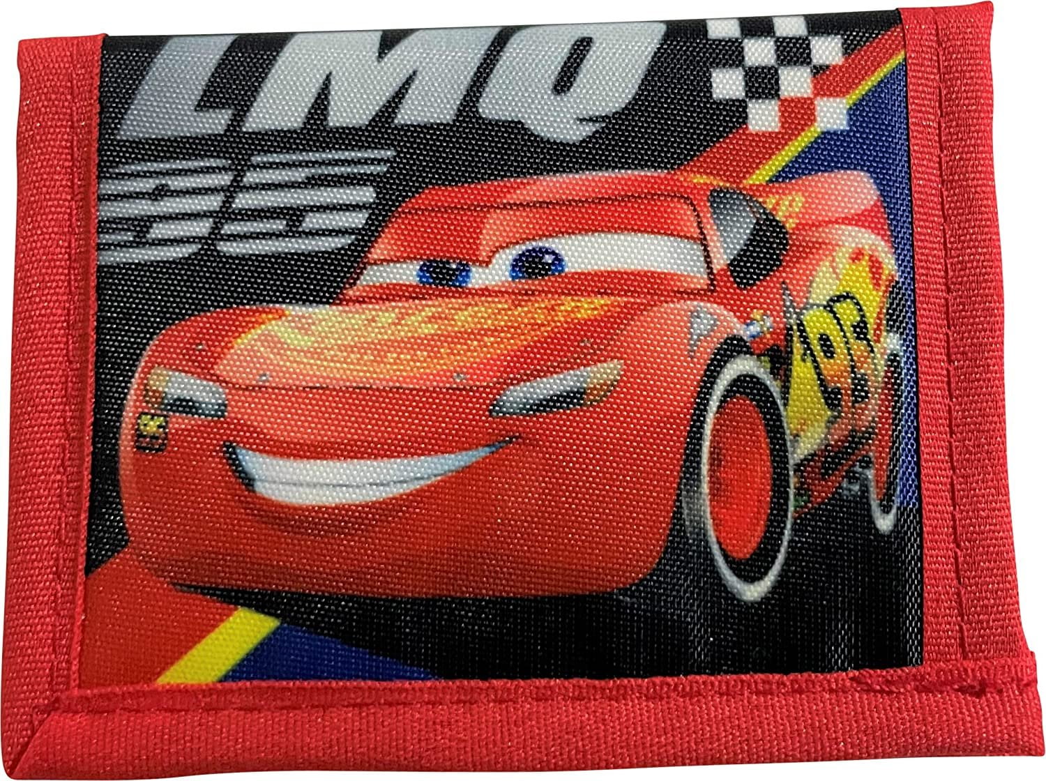 Cars Lightning McQueen Little Boy Bifold Wallet With Zippered Pocket ...