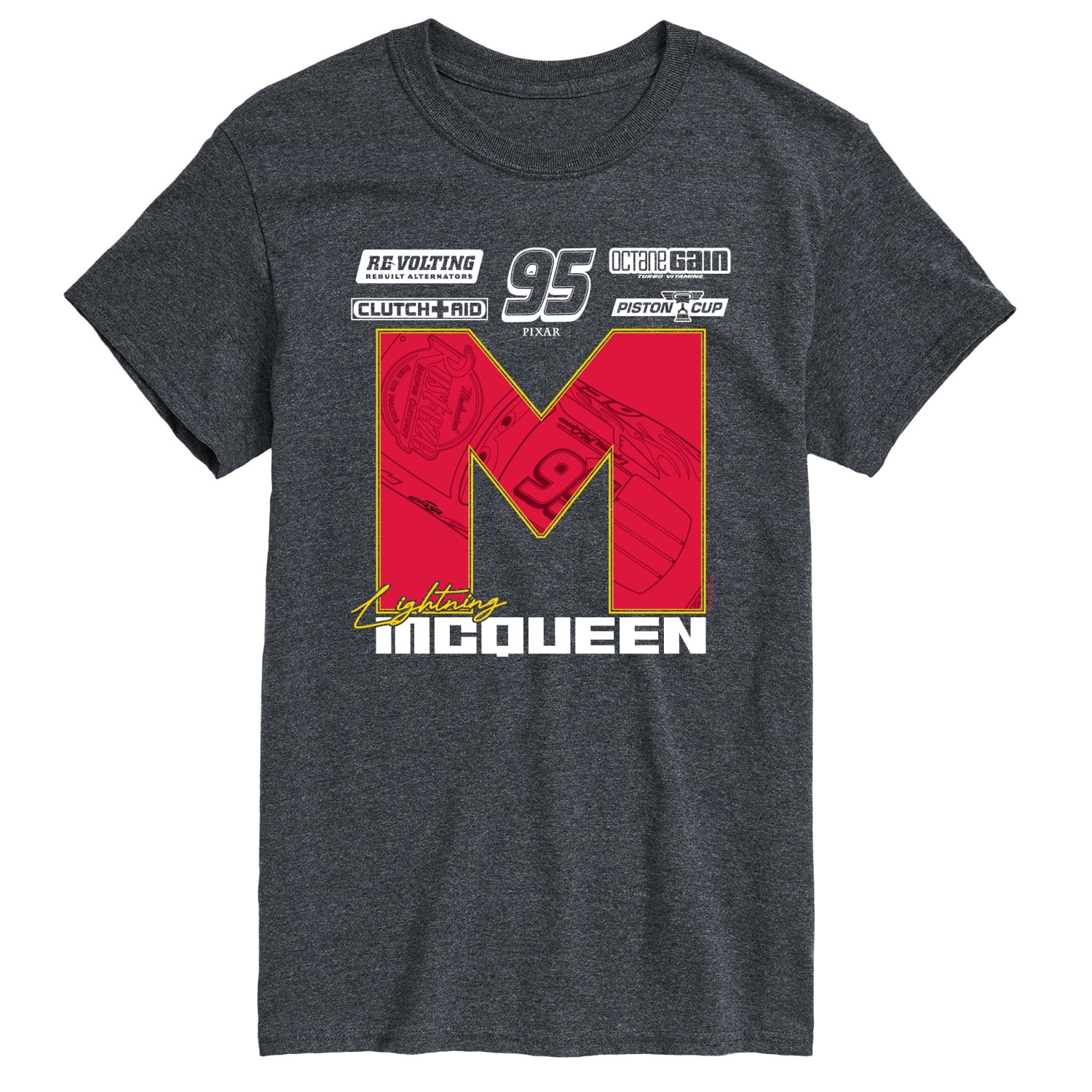 Cars - Lightning McQueen Race Jersey - Men's Short Sleeve Graphic T ...