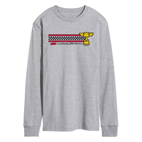 Cars - Lightning McQueen Race Stripe - Men's Long Sleeve Graphic T ...