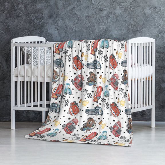 Lots of White Standard Poodle Quilted Blanket 50x60 - Walmart.com
