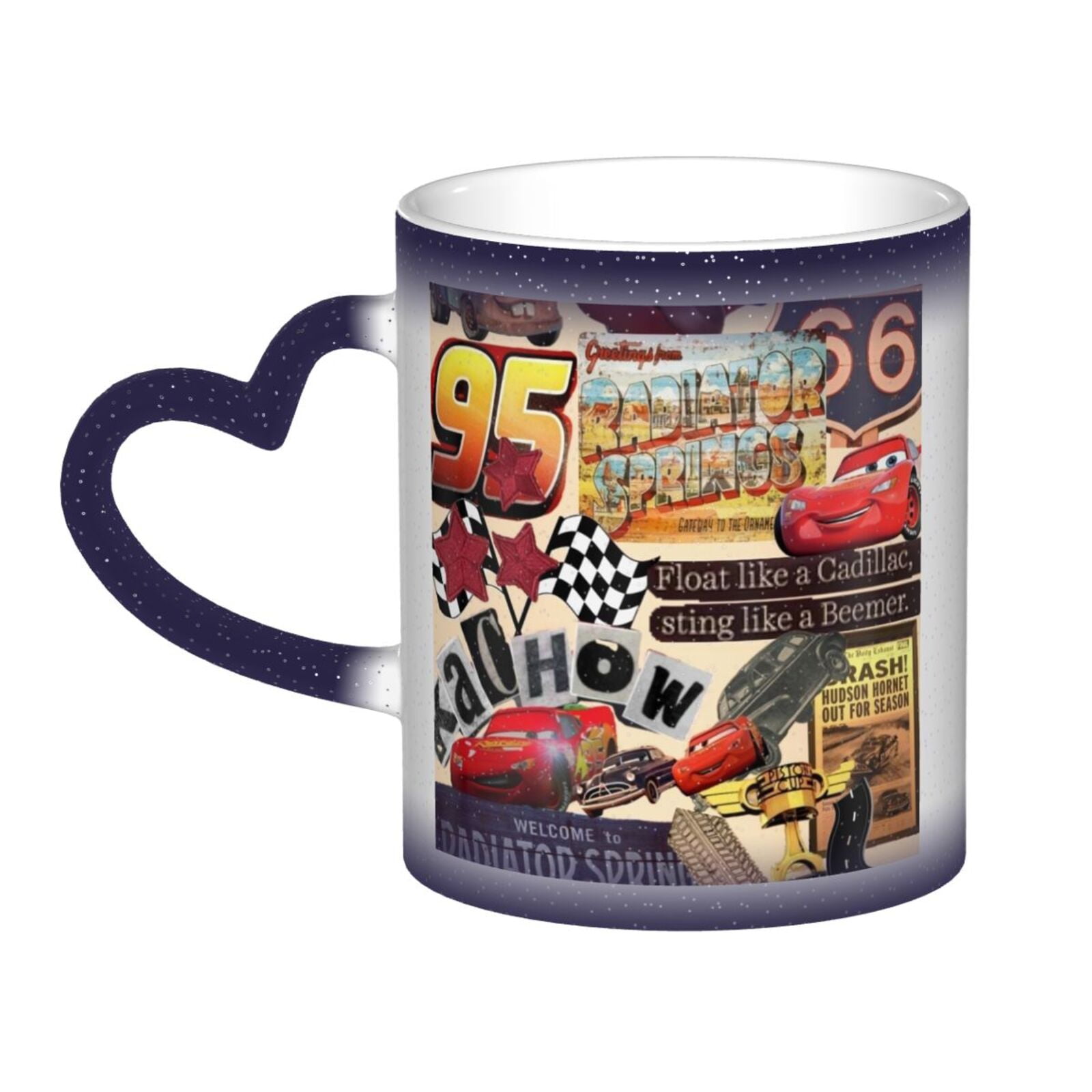 Cars Lightning Mcqueen Color Changing Mug Heat Sensitive Magic Funny ...