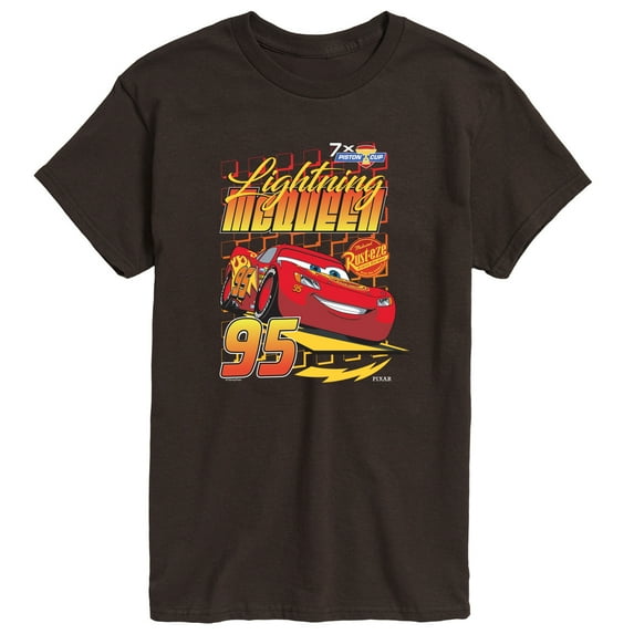 Cars - Lightning Racing - Men's Short Sleeve Graphic T-Shirt - Walmart.com