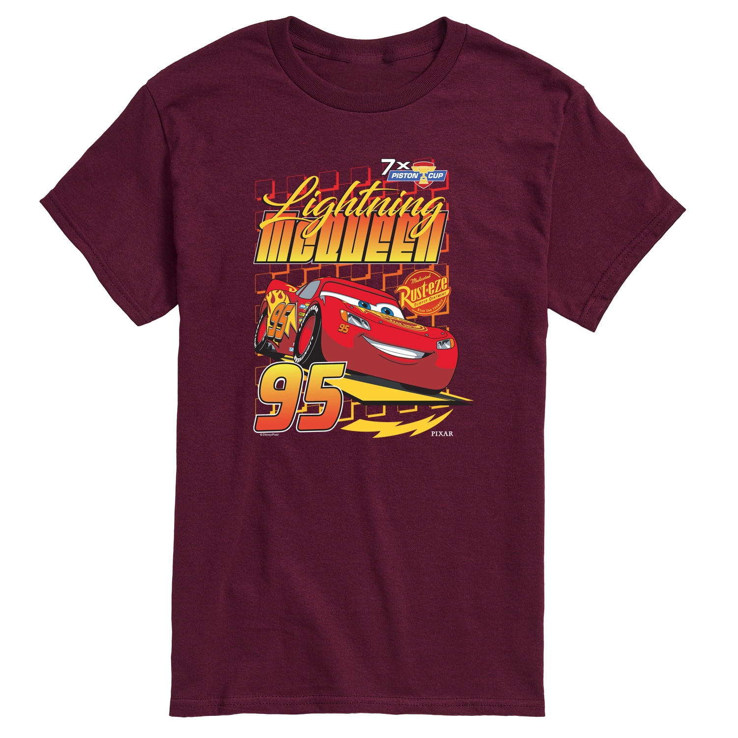 Cars - Lightning Racing - Men's Short Sleeve Graphic T-Shirt - Walmart.com