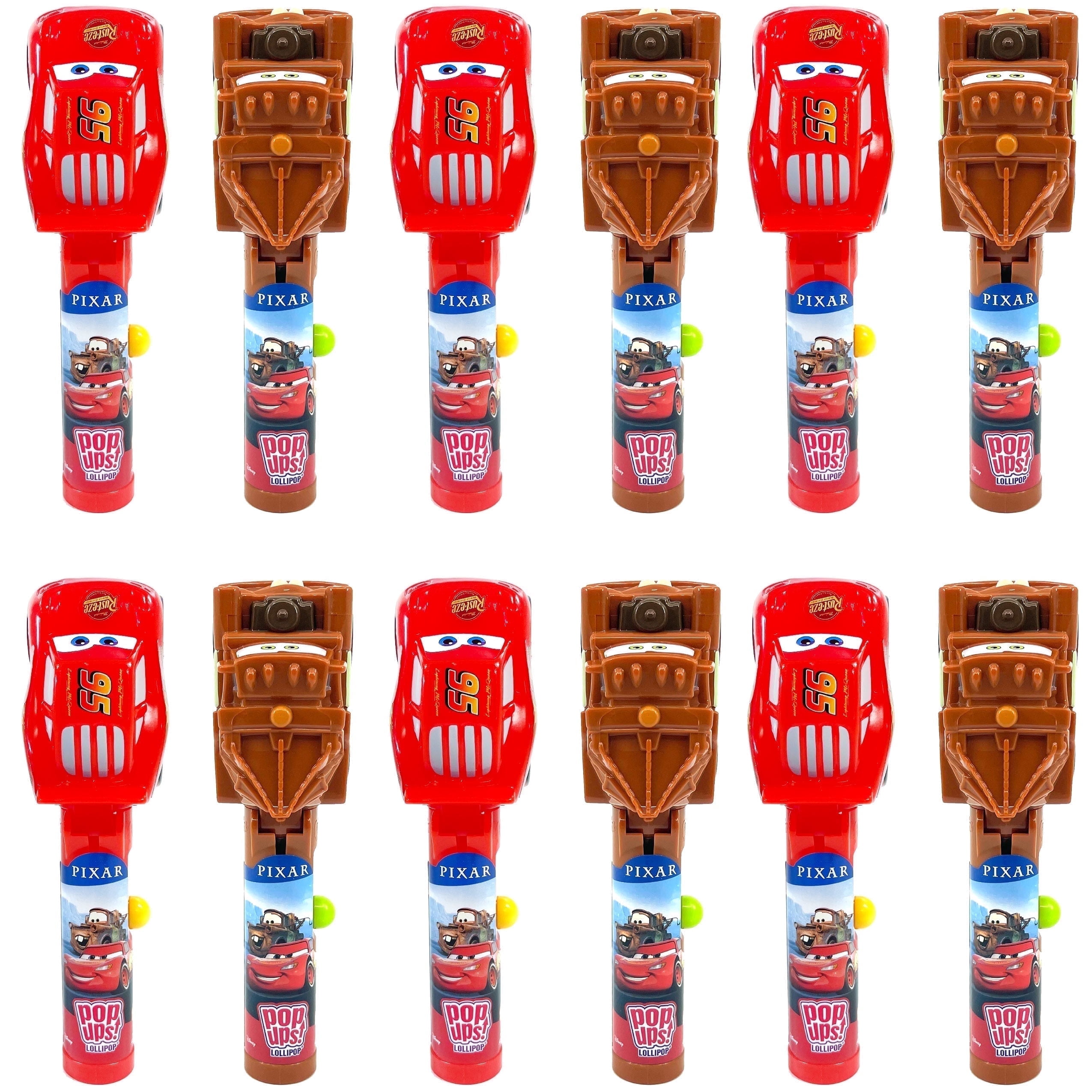 Cars Lollipop Holder Case, 12 ct, Includes Lollipops - Walmart.com