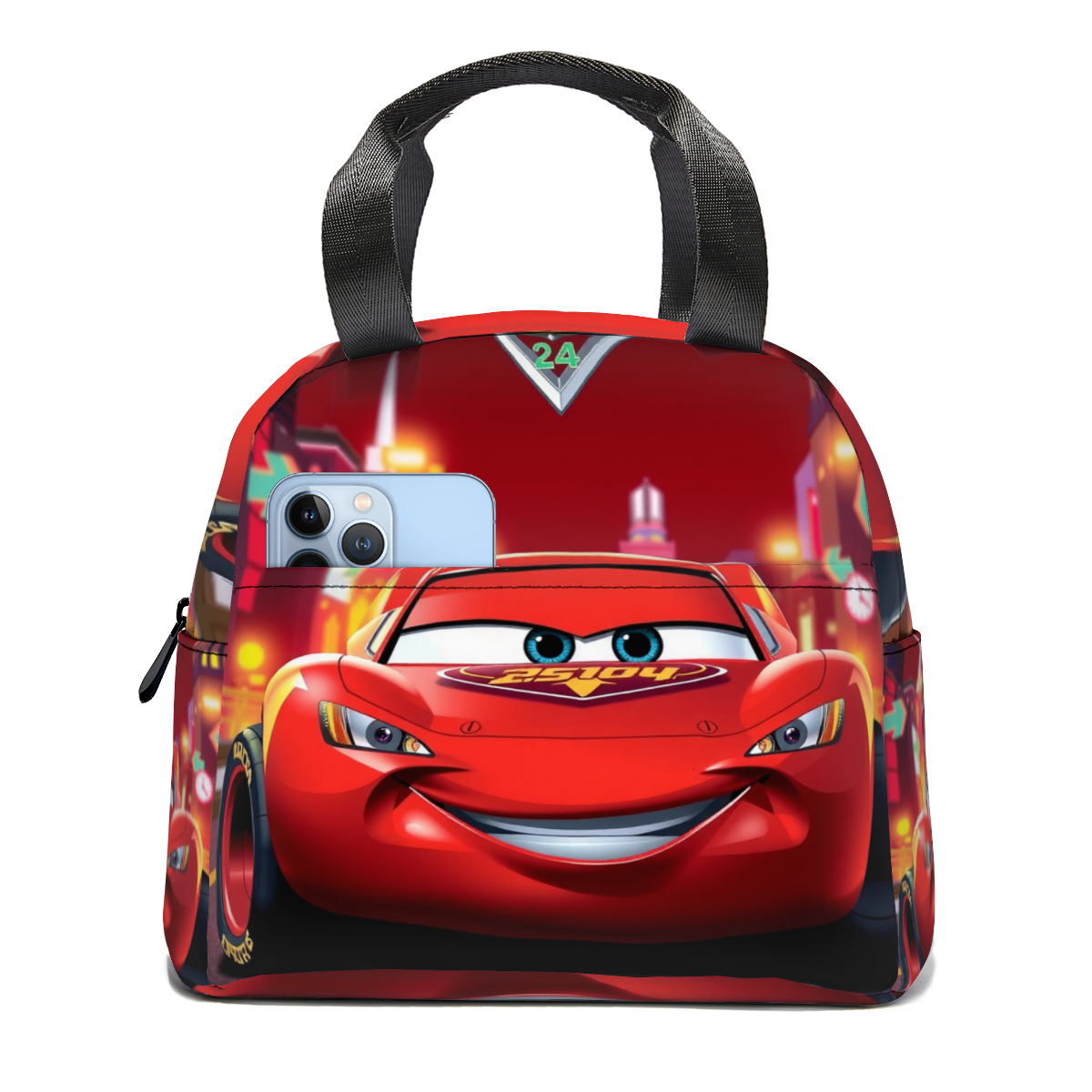 Cars Lunch Bag Enlarged Insulated Lunch Box Reusable Lunch Box ...