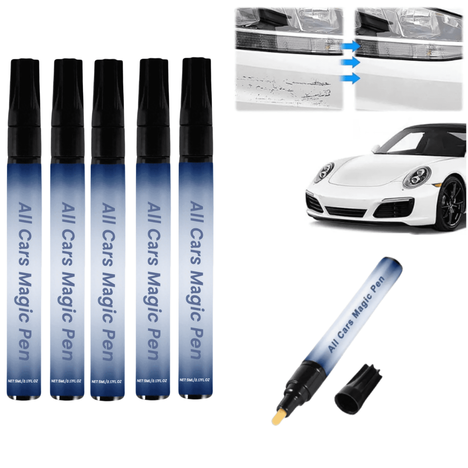 All Cars Magic Pen, Car Scratch and Paint Damage Repair Pen Set, Magic ...