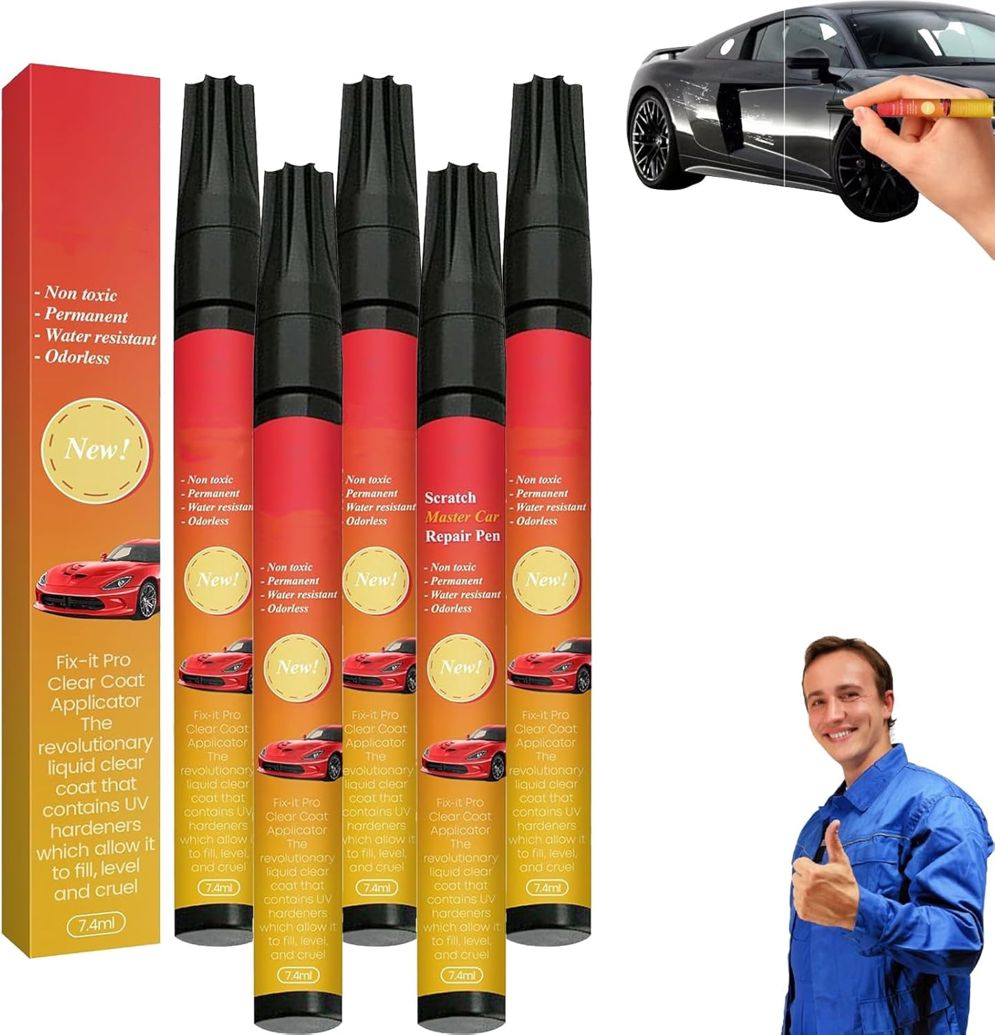 All Cars Magic Pen for Car Scratches, All Cars Magic Pen, Weatherproof ...