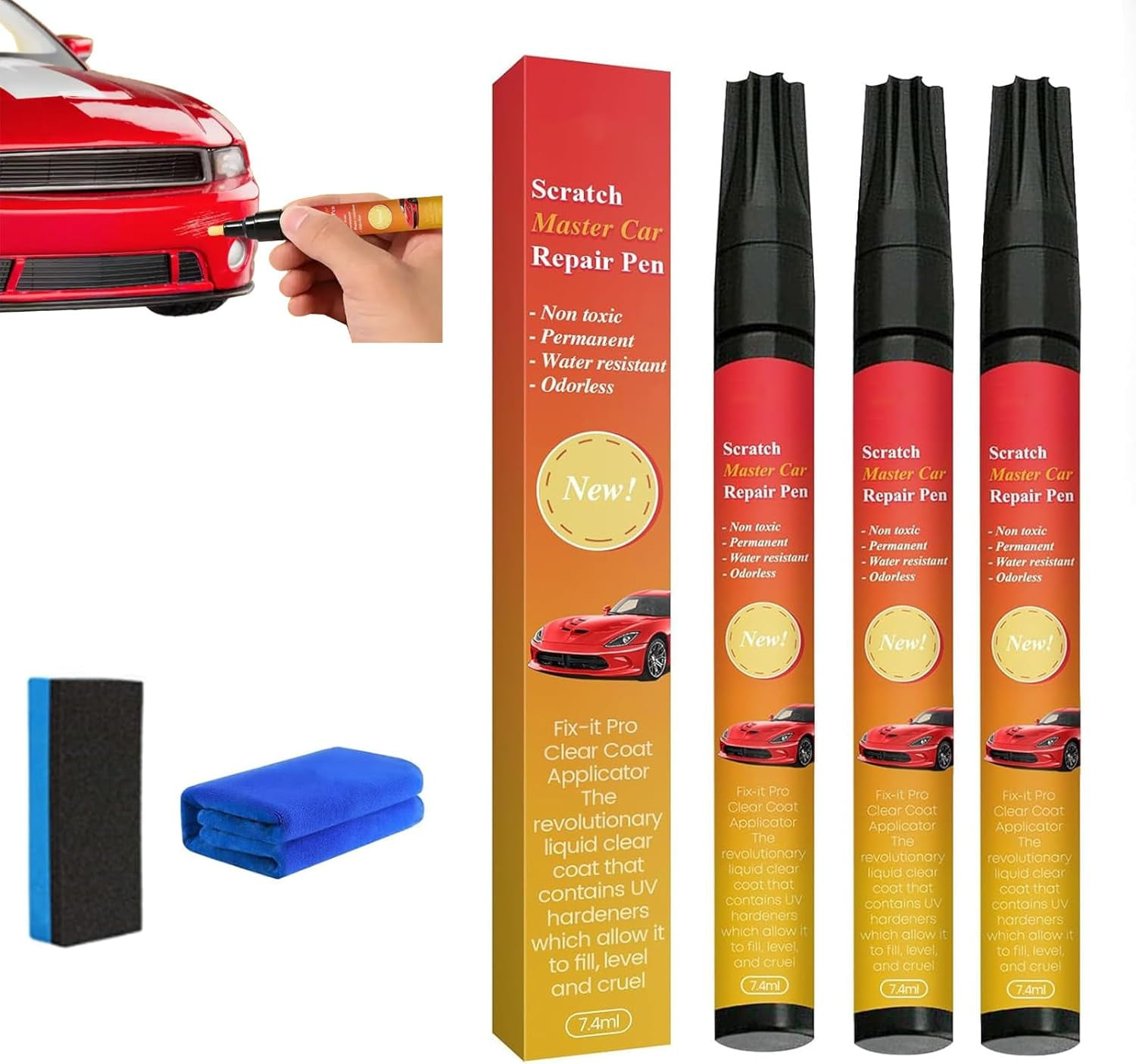 All Cars Magic Pen for Car Scratches, Magic Car Scratch Removal Pen ...