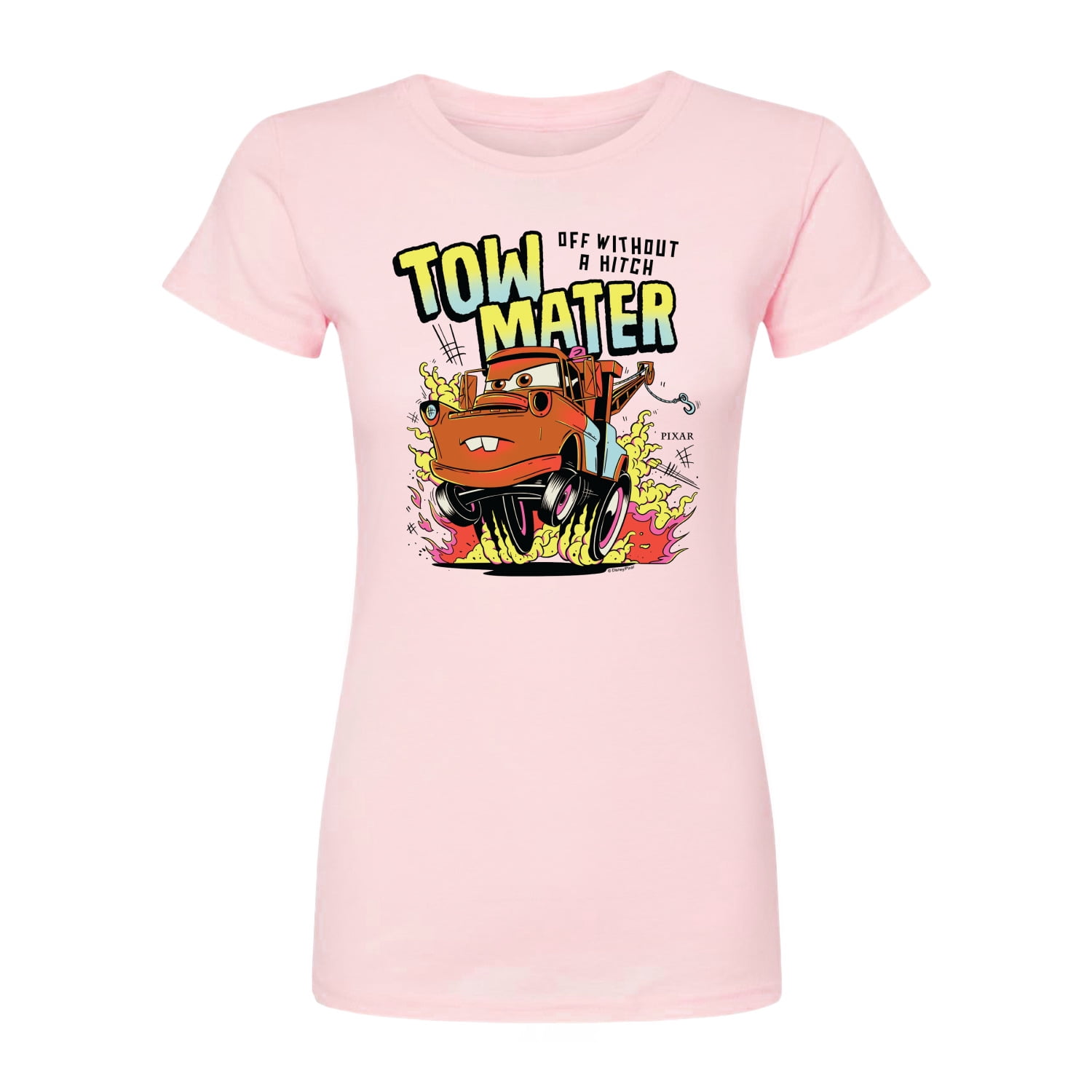Cars - Mater Muscle Car - Juniors Fitted Graphic T-Shirt - Walmart.com