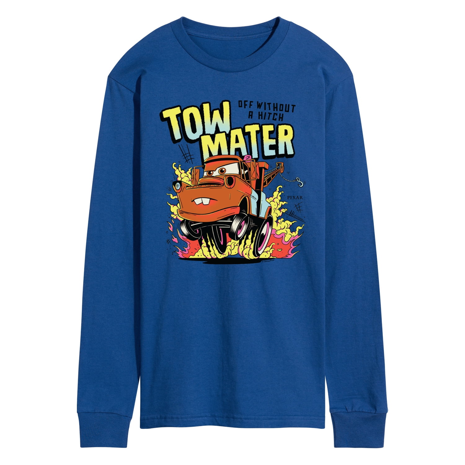 Cars - Mater Muscle Car - Men's Long Sleeve Graphic T-Shirt - Walmart.com