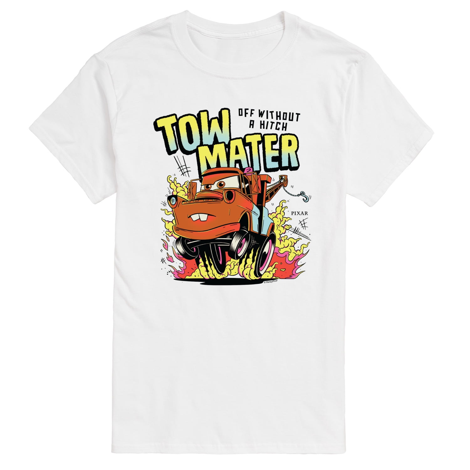Cars - Mater Muscle Car - Men's Short Sleeve Graphic T-Shirt - Walmart.com