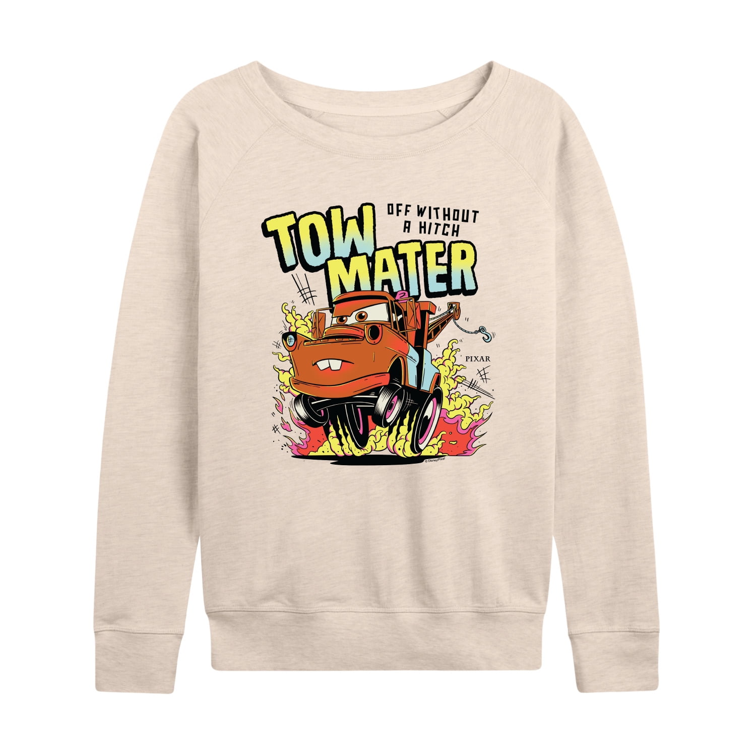 Cars - Mater Muscle Car - Women's French Terry Long Sleeve Pullover ...