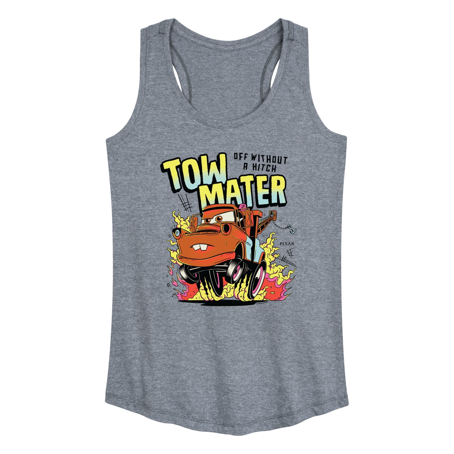 Cars - Mater Muscle Car - Women's Racerback Graphic Tank - Walmart.com