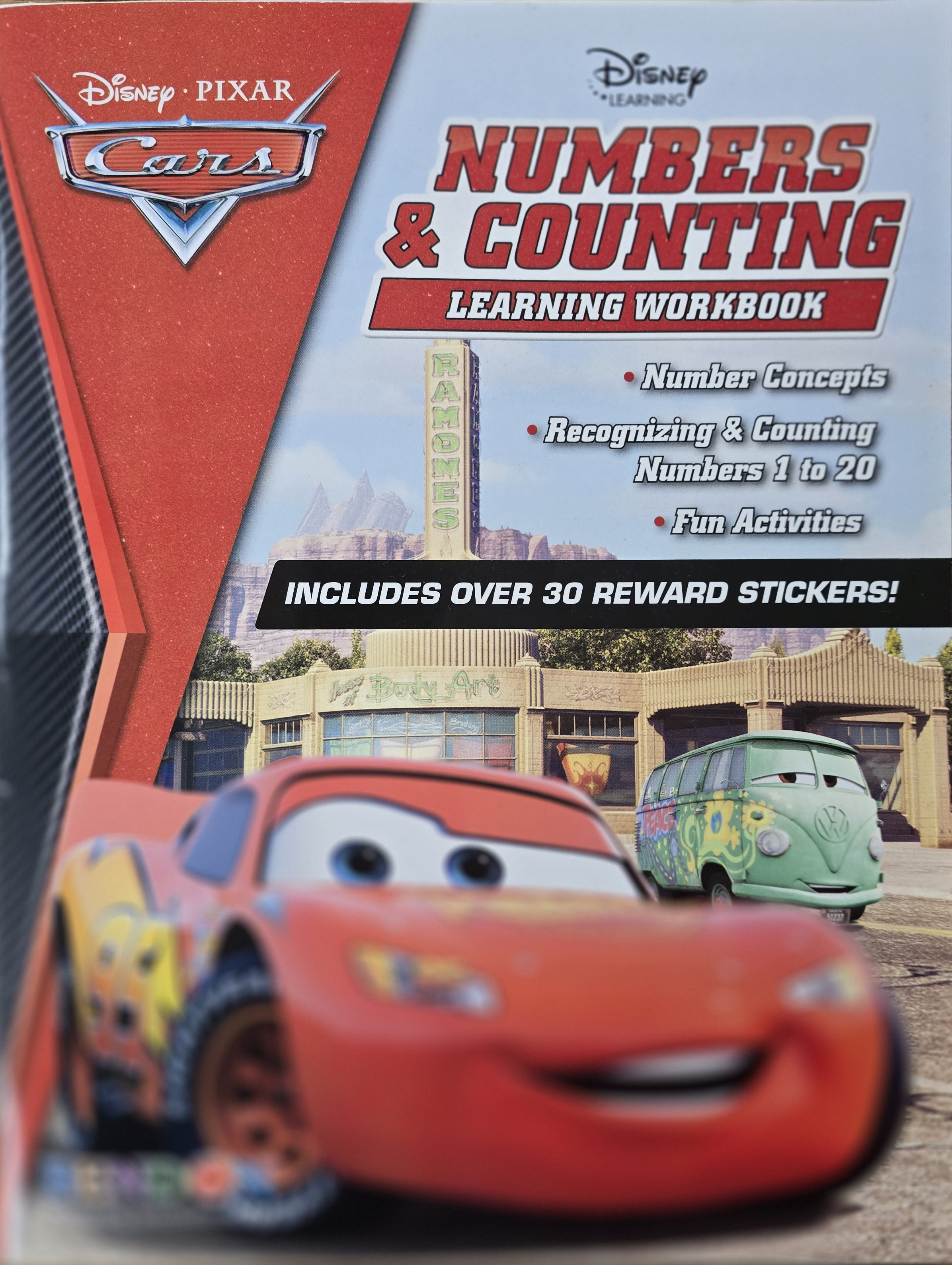 Cars Math W/Stickers - Walmart.com
