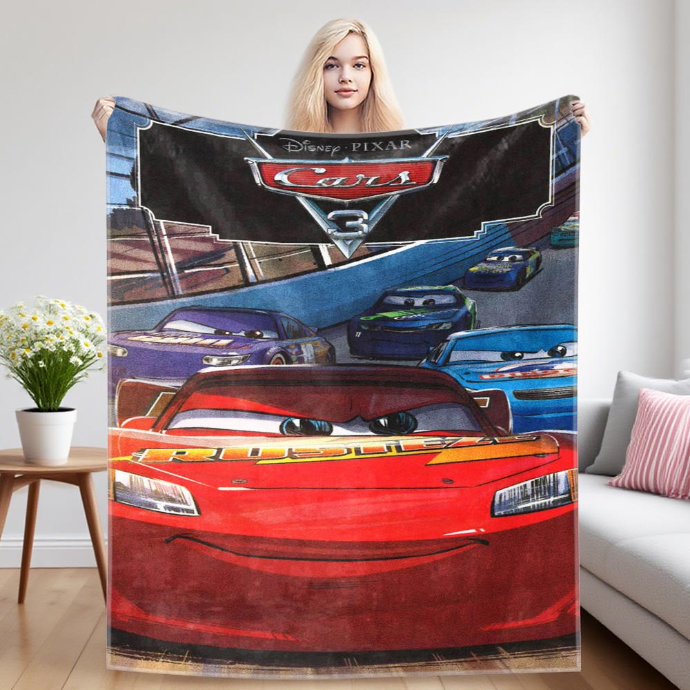 Cars McQueen Throw Blankets Girls Gift Birthday Christmas 50 X 60 in ...
