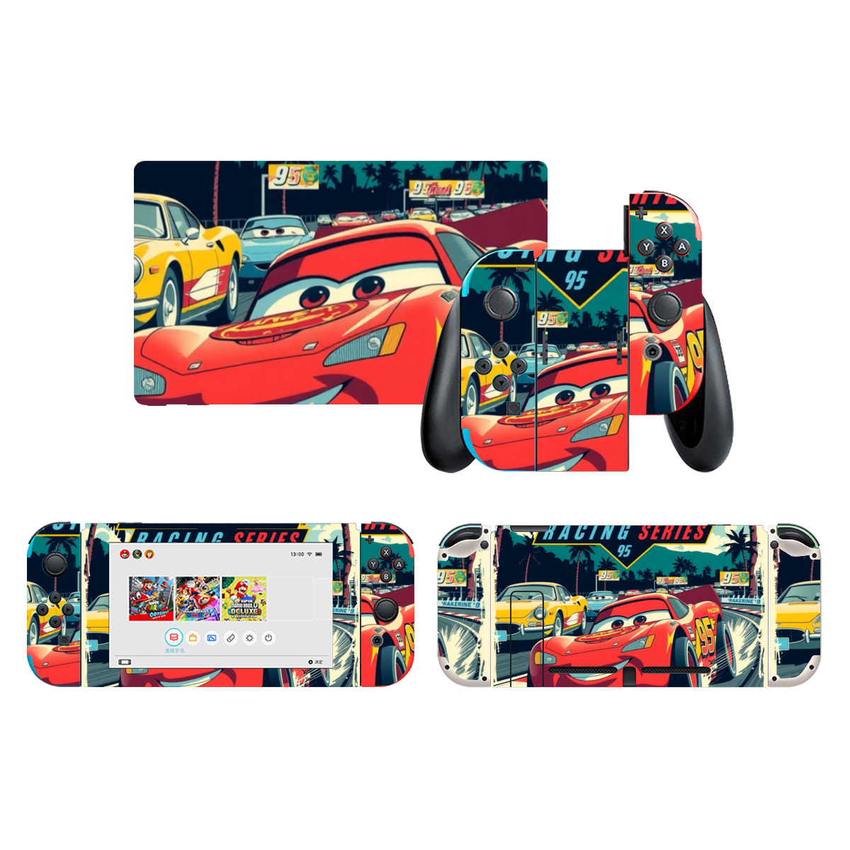 Cars Nintendo Switch Skin Stickers, Full Skin Protection Film Stickers ...
