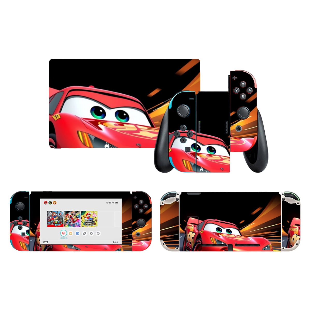Cars Nintendo Switch Skin Stickers, Full Skin Protection Film Stickers ...