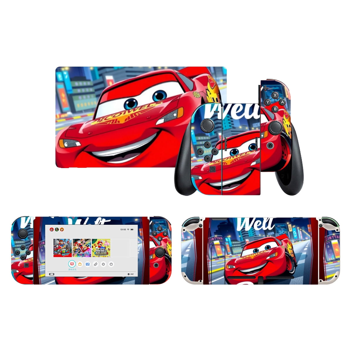 Cars Nintendo Switch Skin Stickers, Full Skin Protection Film Stickers ...