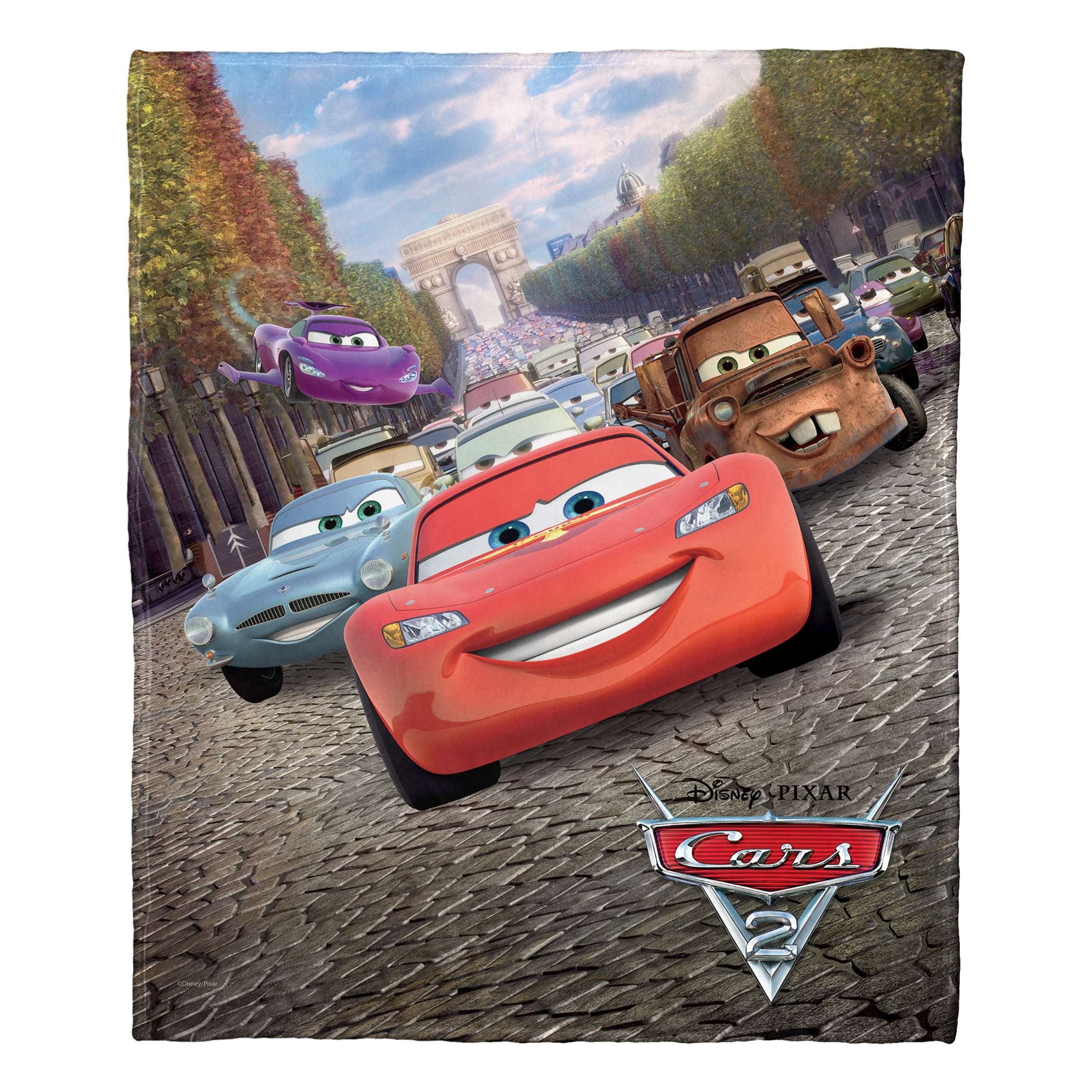 Cars Ralley Poster Kids Silk Touch Throw Blanket - Walmart.com