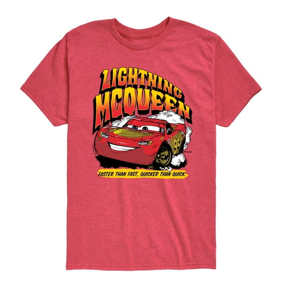 Cars - Retro McQueen - Youth Boys Short Sleeve Graphic T-Shirt ...