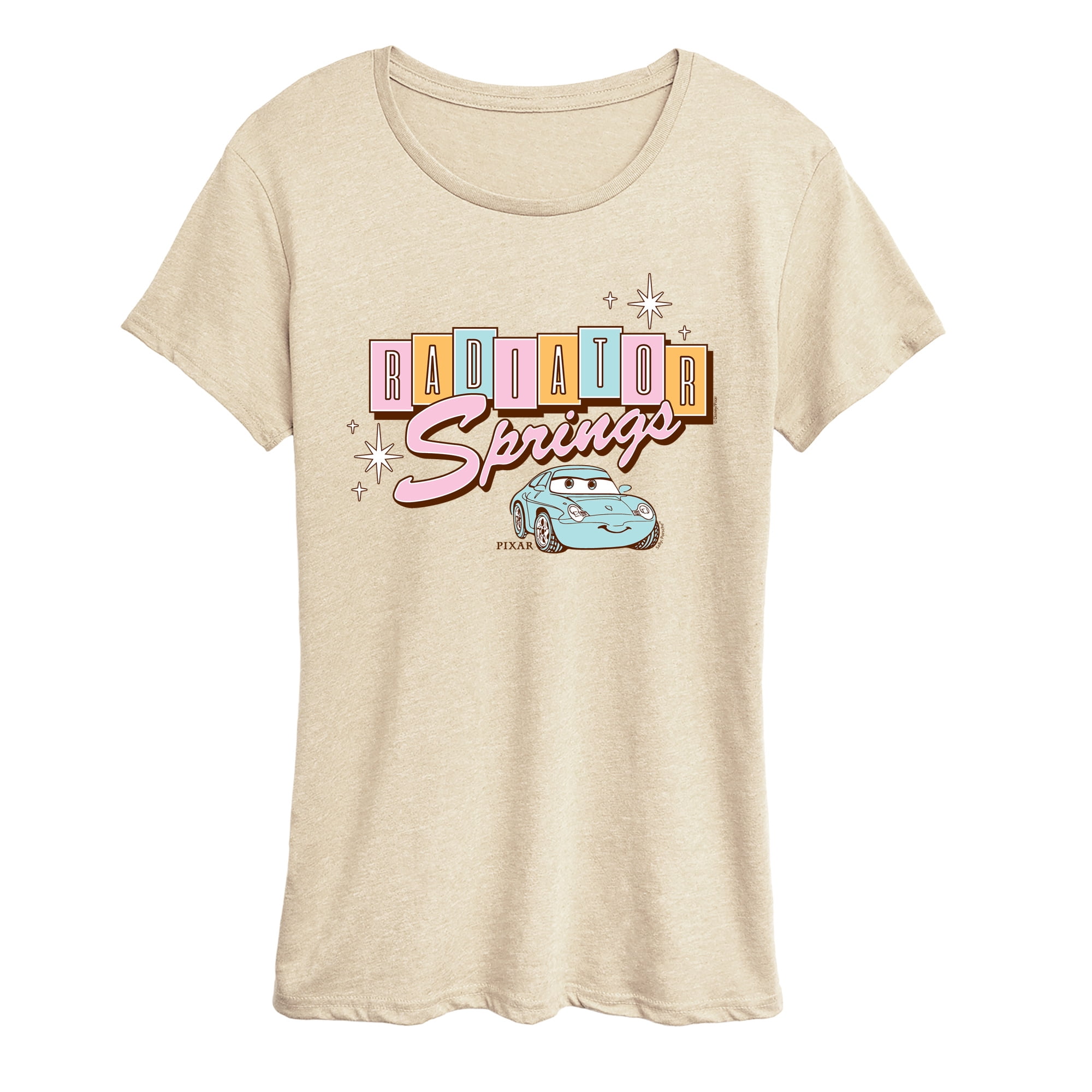 Cars - Retro Radiator Springs Sally - Women's Short Sleeve Graphic T ...