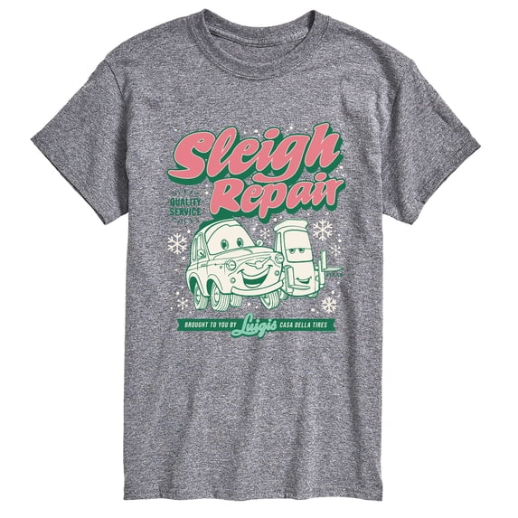 Cars - Sleigh Repair - Men's Short Sleeve Graphic T-Shirt - Walmart.com