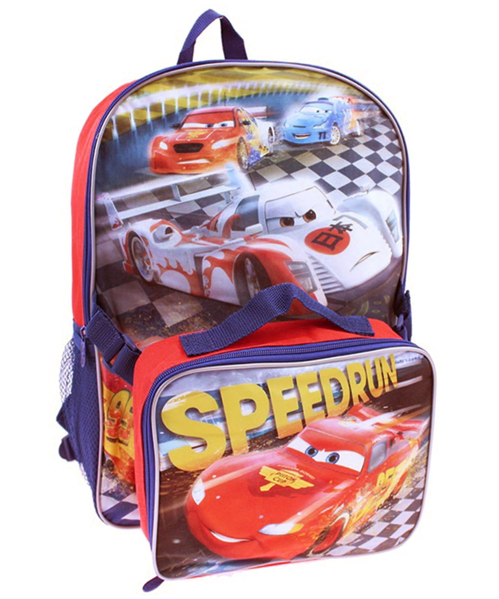 Cars Speed King Backpack with Lunchbox - Walmart.com