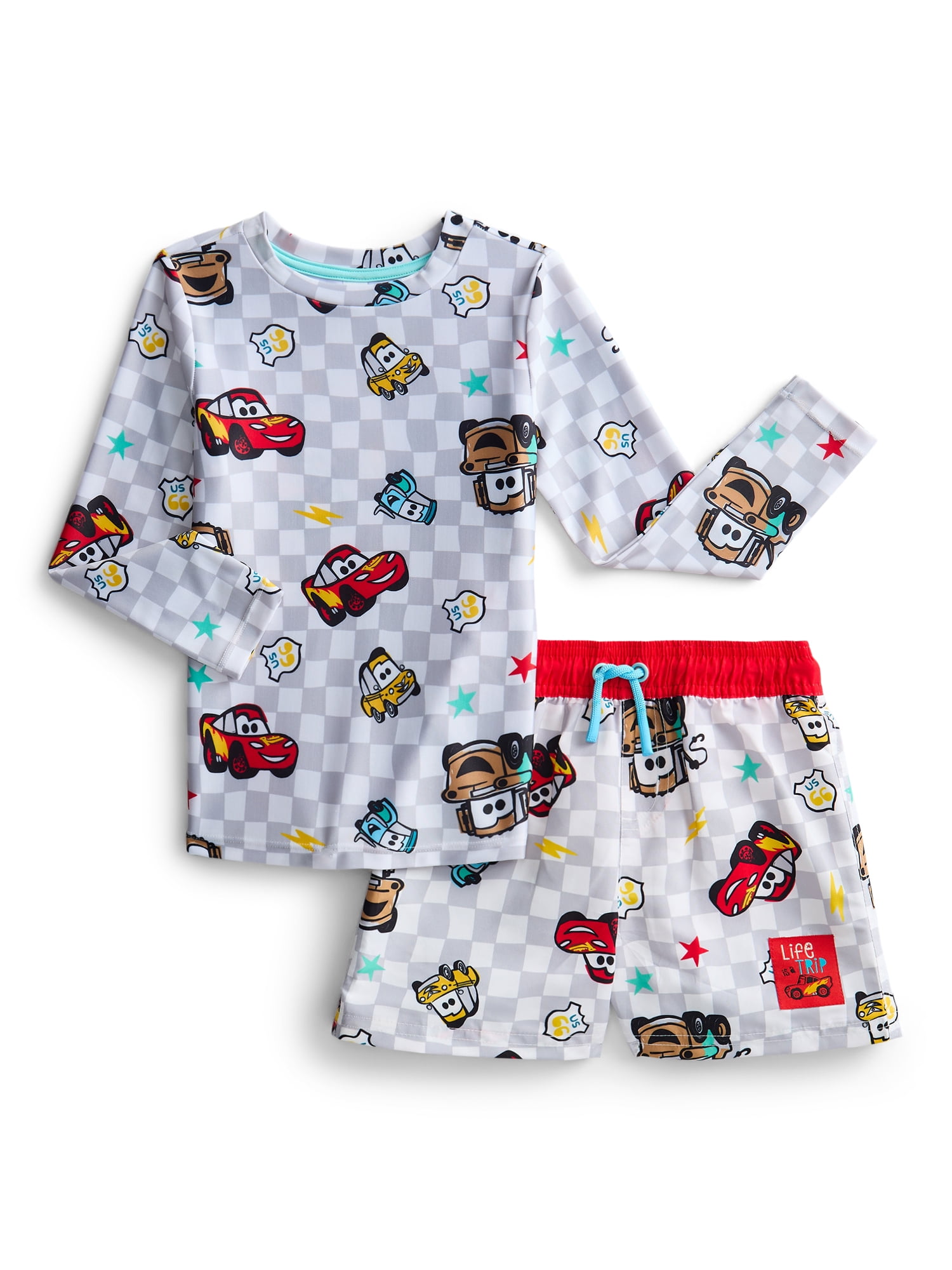 Character Toddler Boy Rash Guard Set, 2-Piece, Sizes 12M-5T - Walmart.com