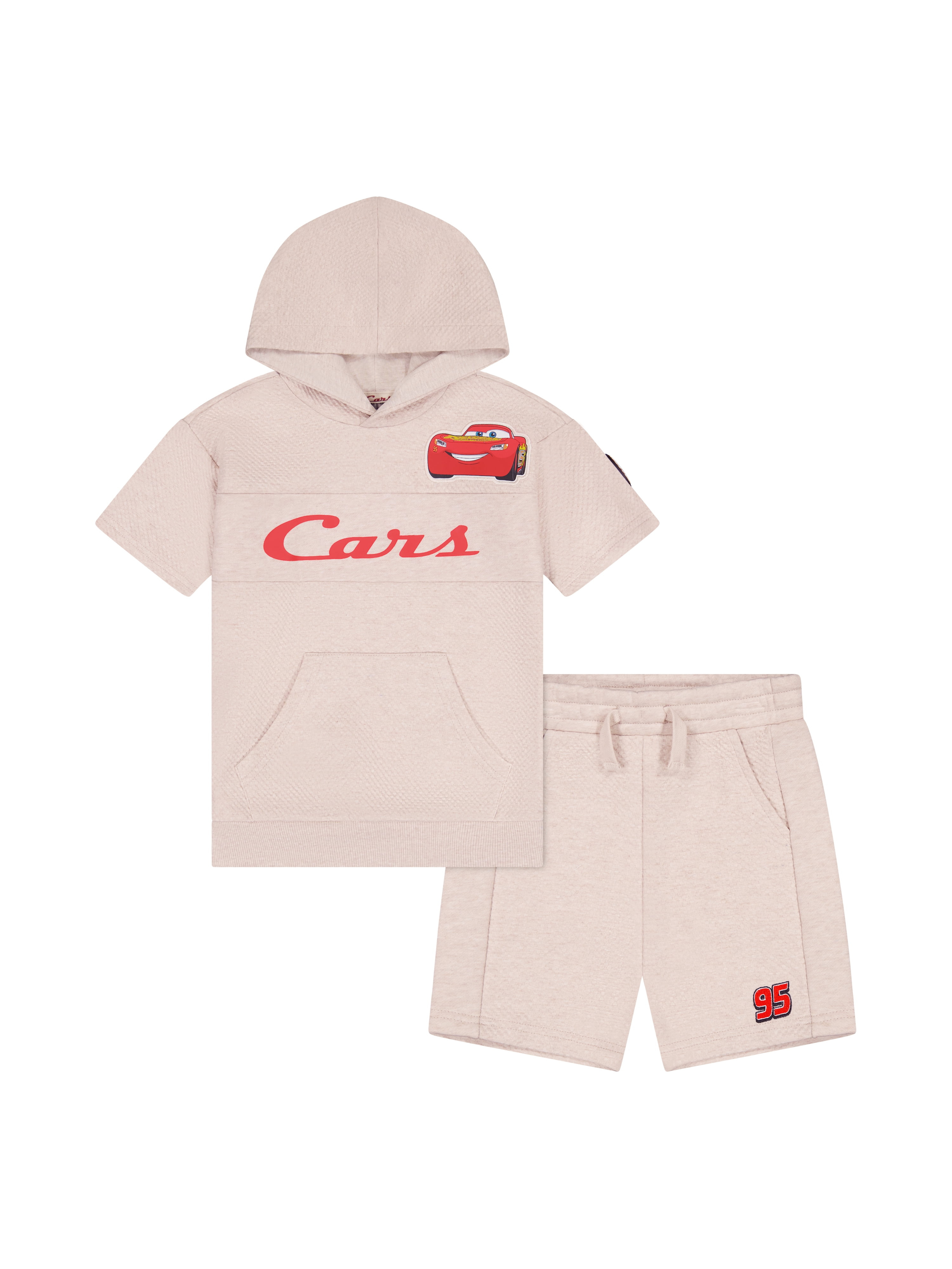 Disney Pixar Cars Toddler Boy Hooded Knit Short Set, Sizes 12 Months-5T ...