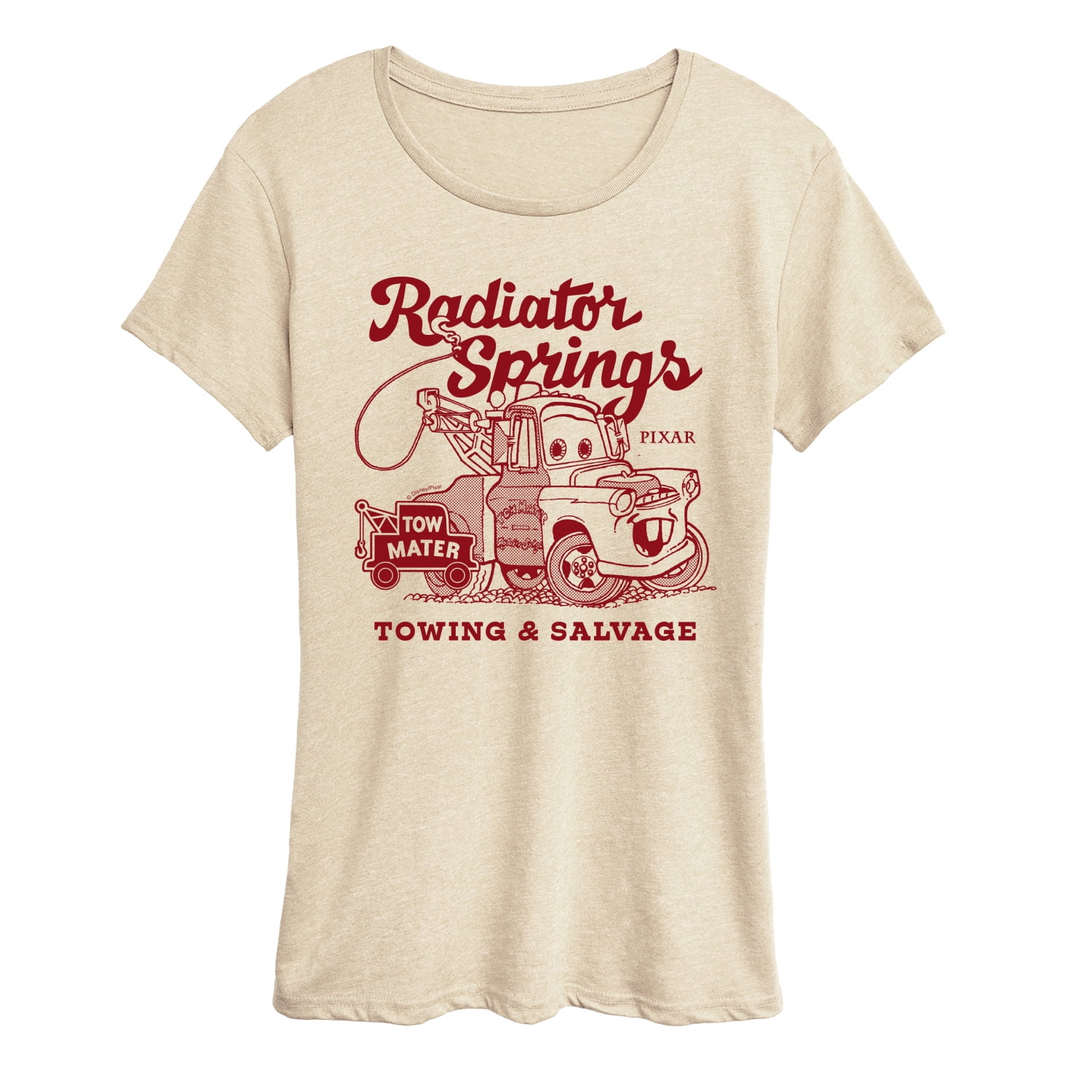 Cars - Tow Mater Business - Women's Short Sleeve Graphic T-Shirt ...