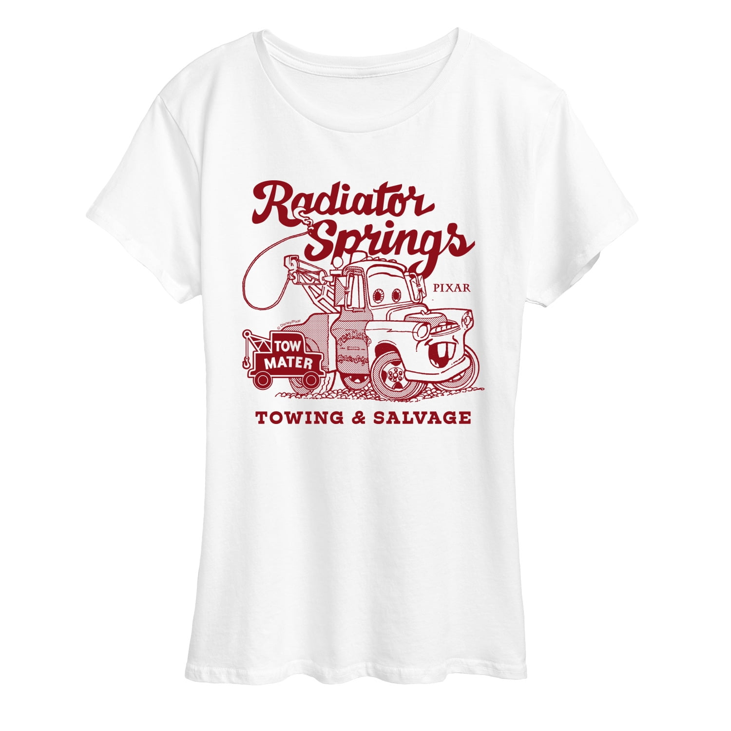 Cars - Tow Mater Business - Women's Short Sleeve Graphic T-Shirt ...