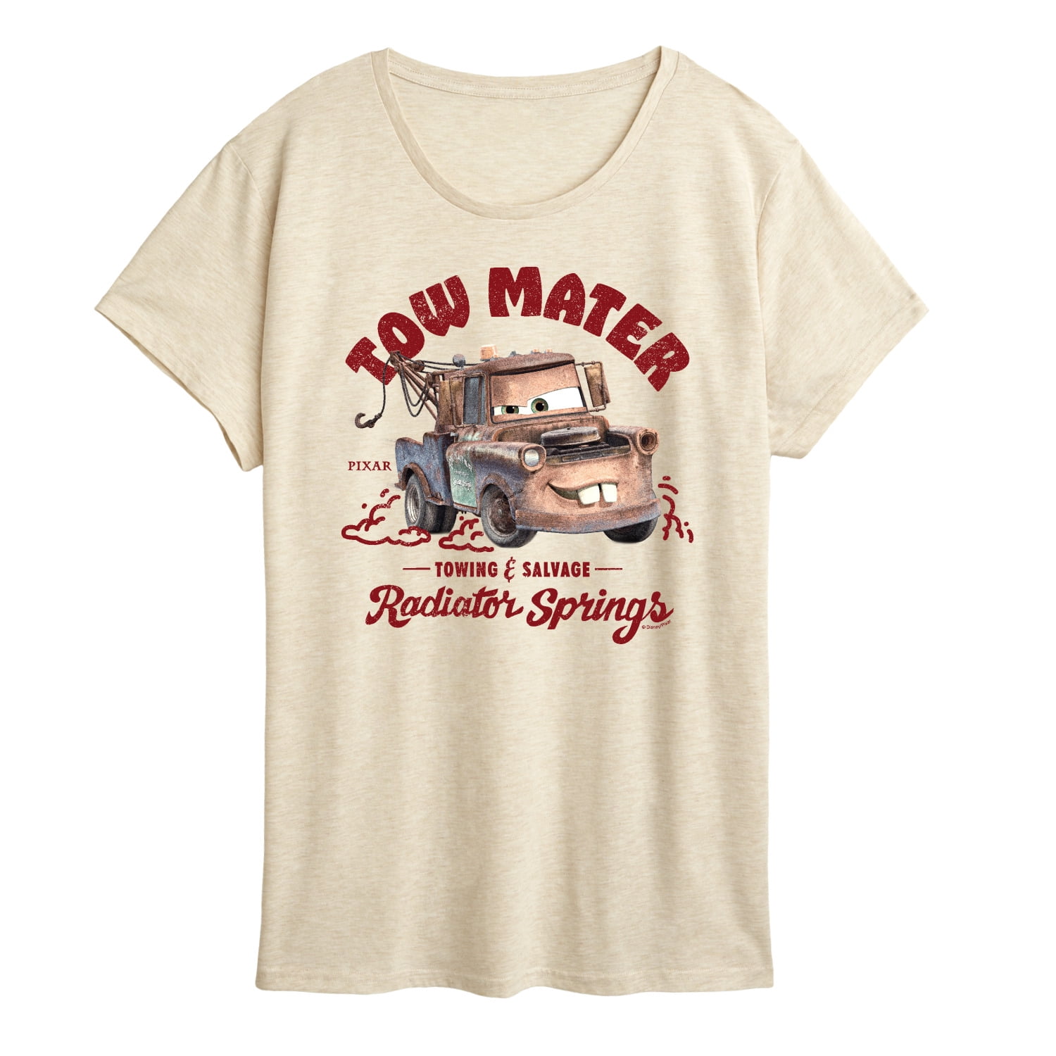 Cars - Tow Mater Towing - Women's Short Sleeve Graphic T-Shirt ...