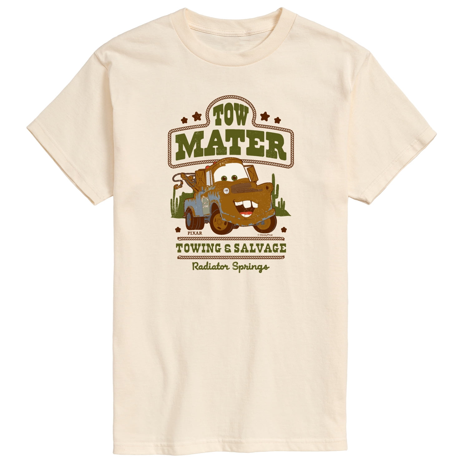 Cars - Tow Mater Western - Men's Short Sleeve Graphic T-Shirt - Walmart.com