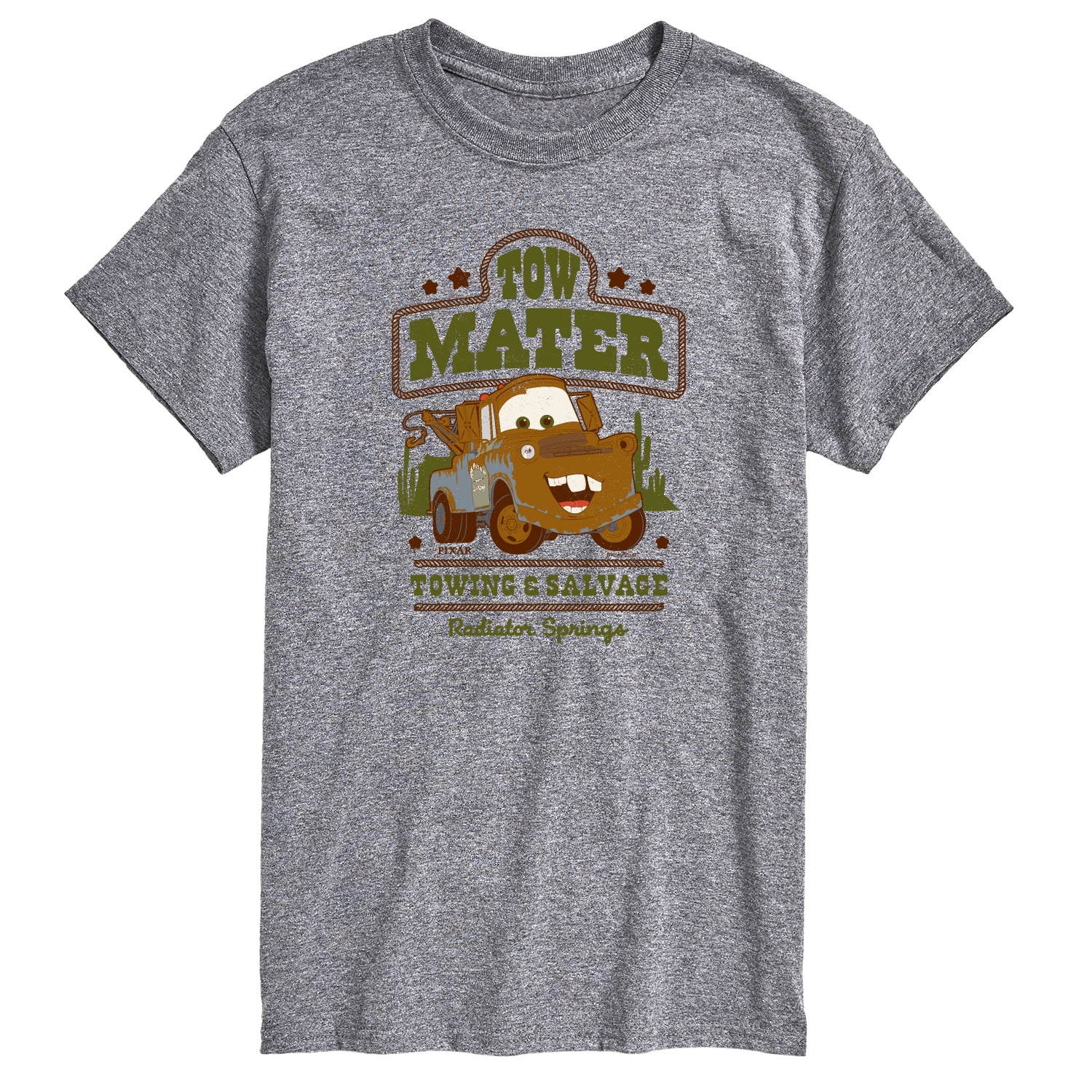 Cars - Tow Mater Western - Men's Short Sleeve Graphic T-Shirt - Walmart.com