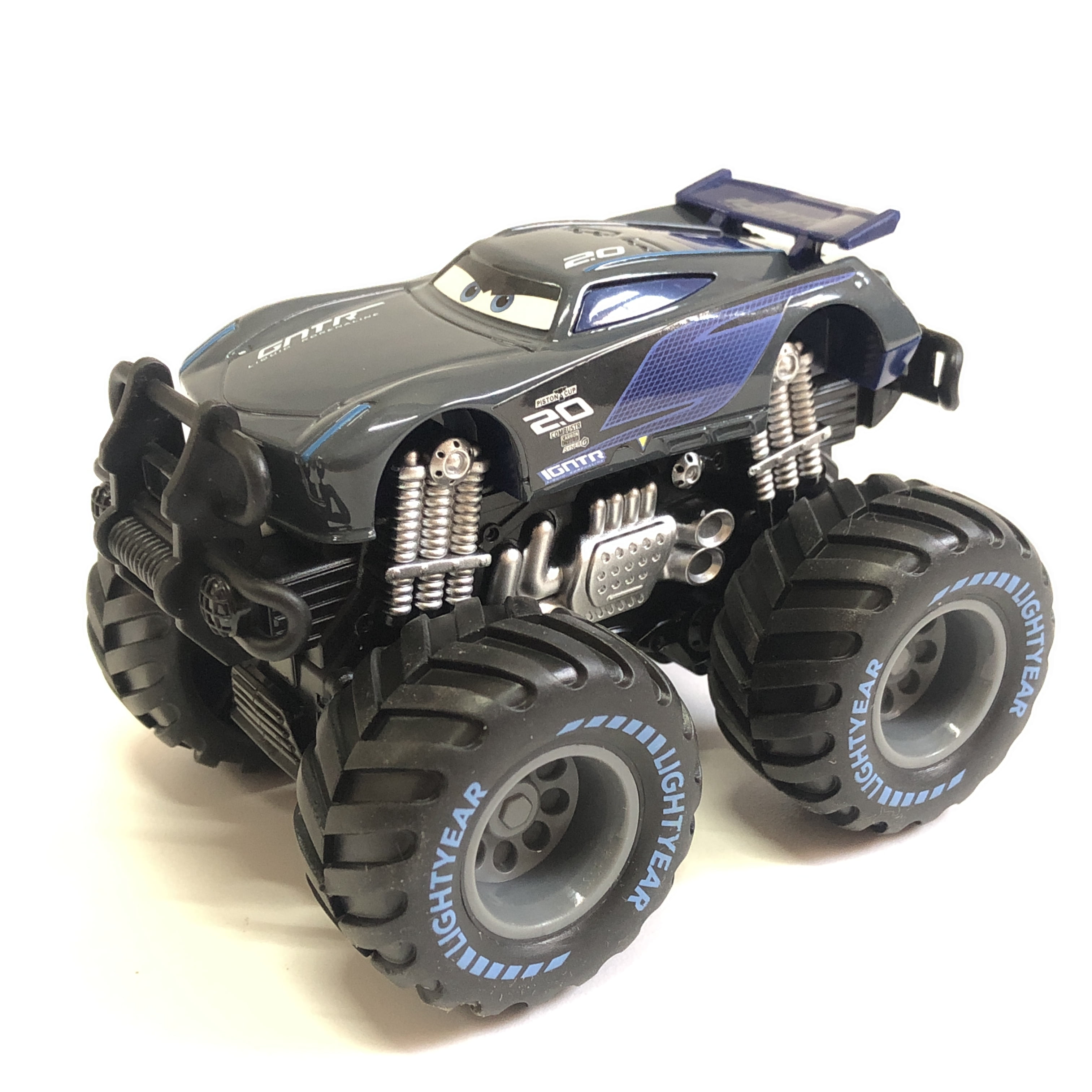 Cars Toy Lightning McQueen Metal Mode Return Car Jackson Storm Mater Inertial Force Car Model ...