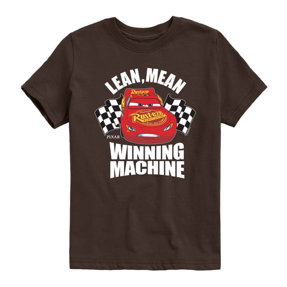 Cars - Winning Machine - Youth Boys Short Sleeve Graphic T-Shirt ...