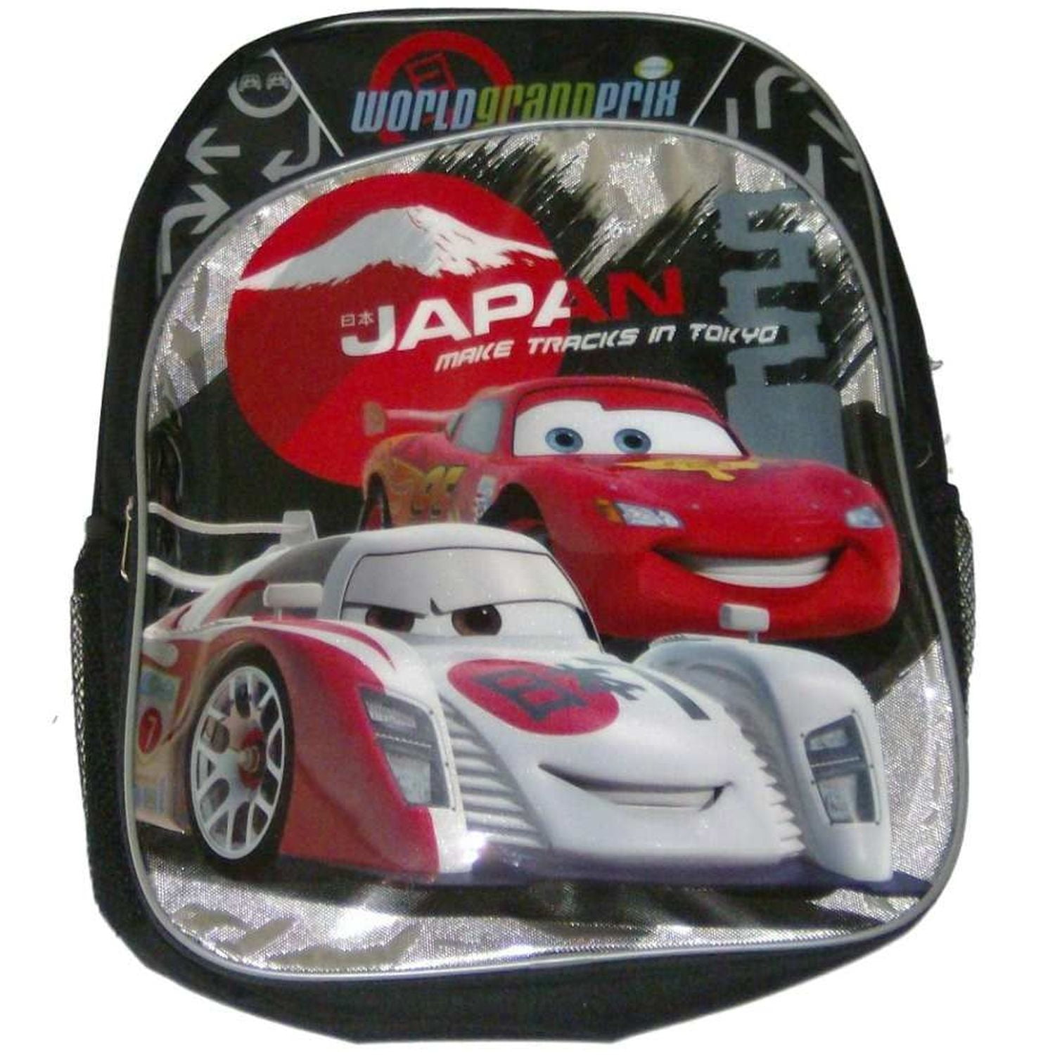 Cars World Grand Prix Tokyo Japan Backpack Travel School Back Pack ...