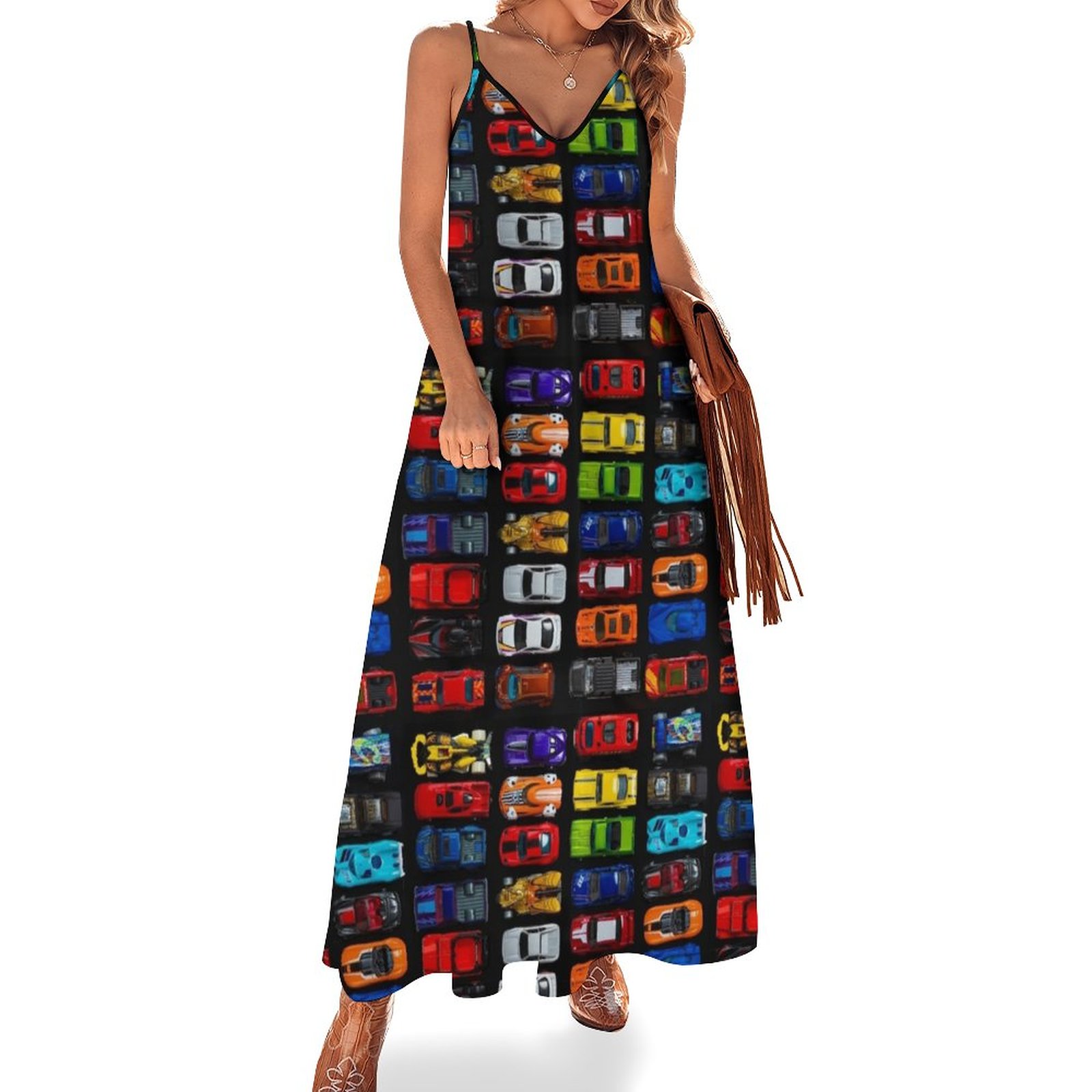 Cars cars and cars Sleeveless Dress Bridesmaid dress woman Clothing ...