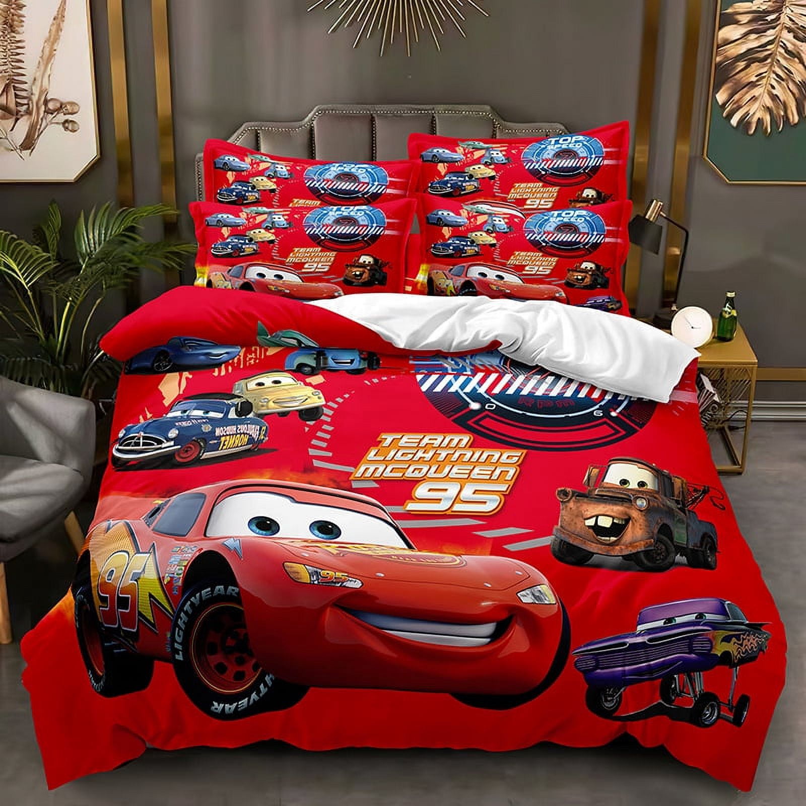 Cars sheet set, cool sports car bedding set, suitable for boys' extreme ...