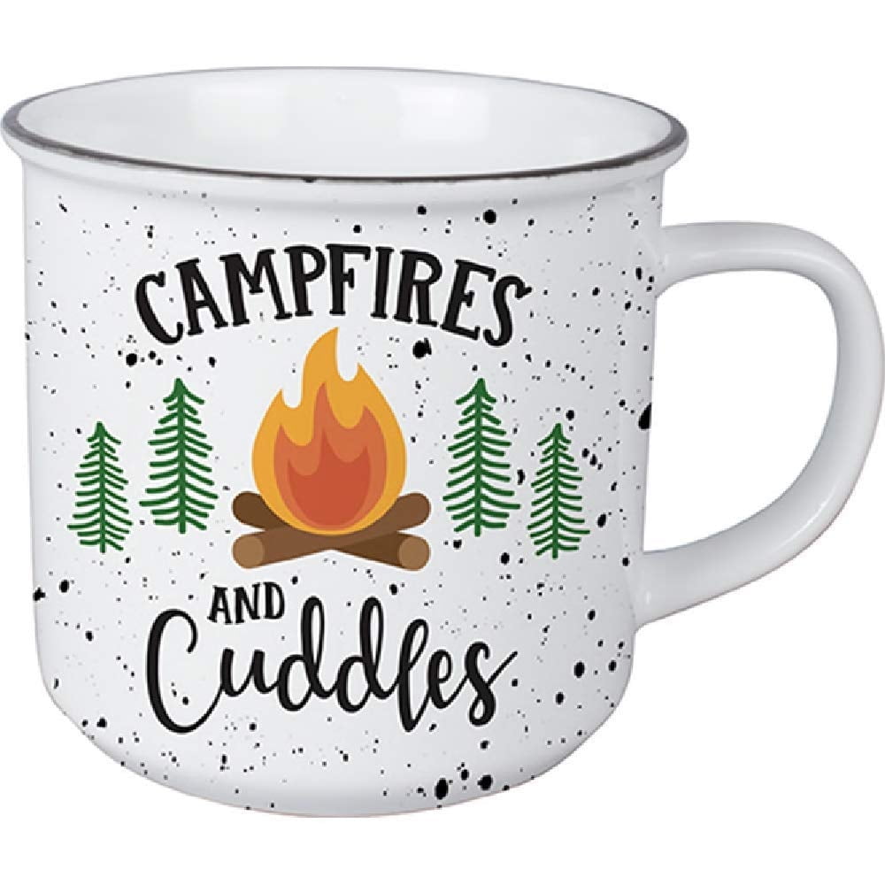 Carson 23576 Campfires and Cuddles Vintage Mug, 13-ounce, Multicolor ...
