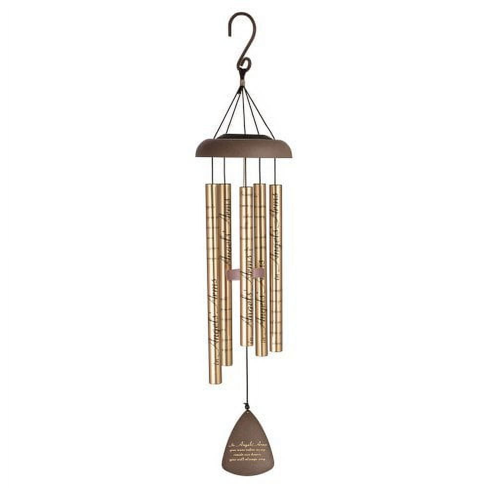 Carson 30 in. Solar Sonnets Angel's Arms Wind Chime - Walmart.com