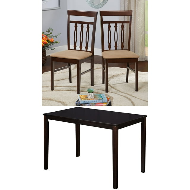 Carson 5-Piece Dining Set, Espresso - Walmart.com