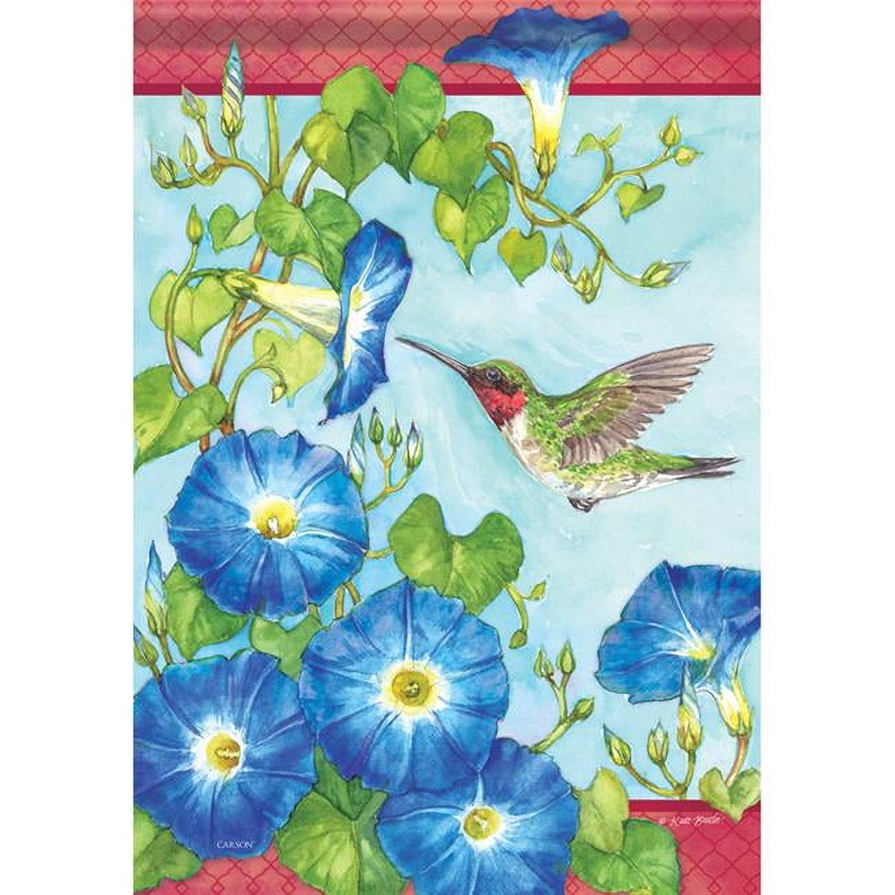 Carson 50984 Garden Flag - Hummingbird & Morning Glory - Walmart.com