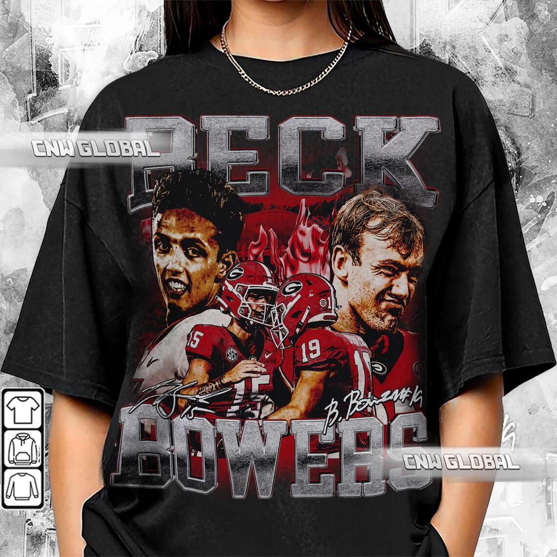 Carson Beck Brock Bowers Georgia Football Shirt Bootleg Sport Christmas ...