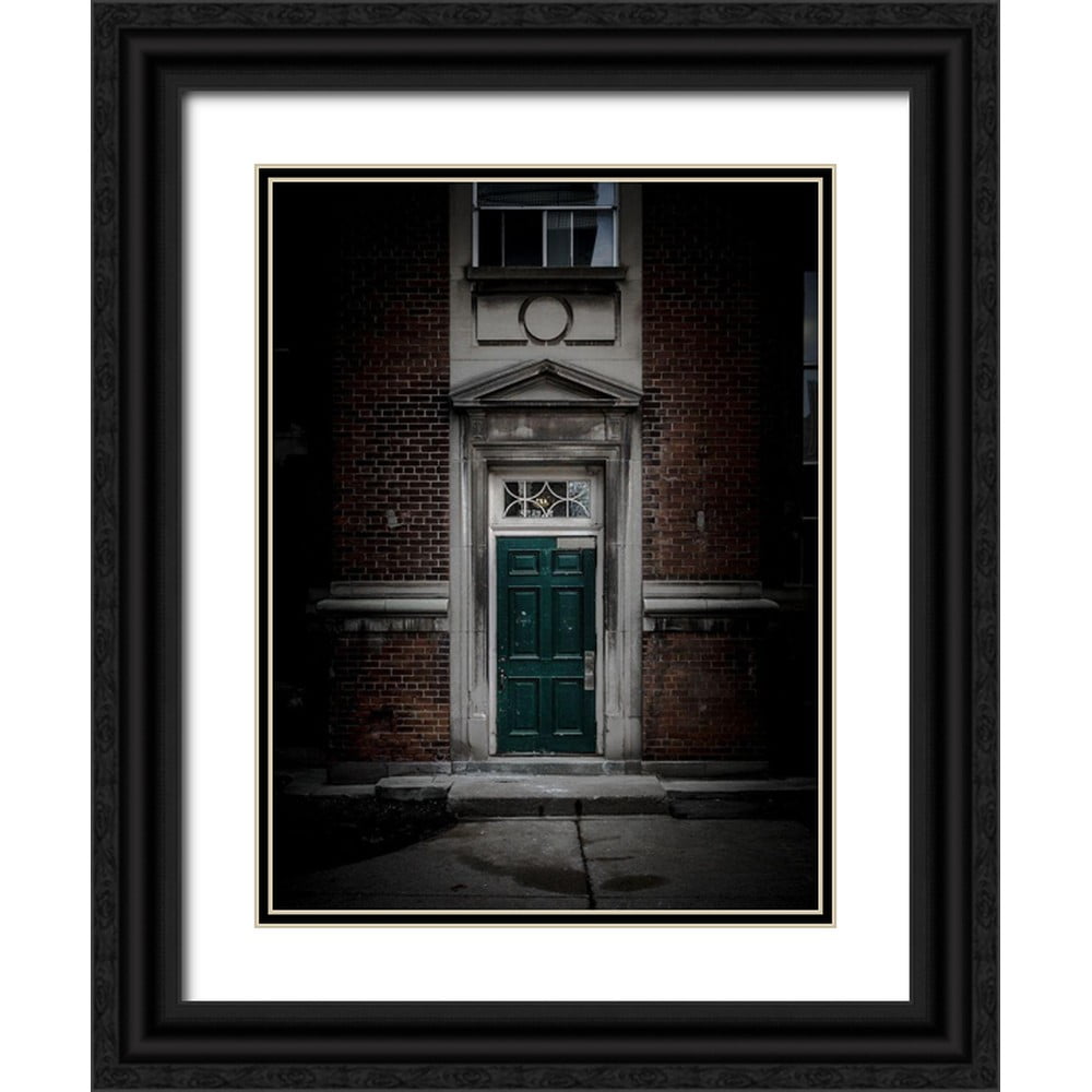 Carson, Brian 12x14 Black Ornate Wood Framed with Double Matting Museum ...