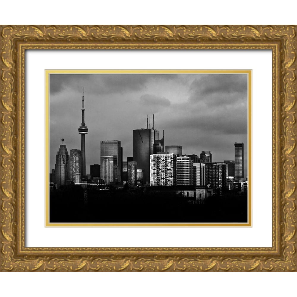 Carson, Brian 14x12 Gold Ornate Wood Framed with Double Matting Museum ...