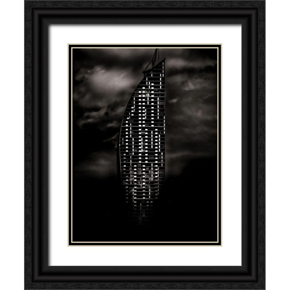 Carson, Brian 19x24 Black Ornate Wood Framed with Double Matting Museum ...