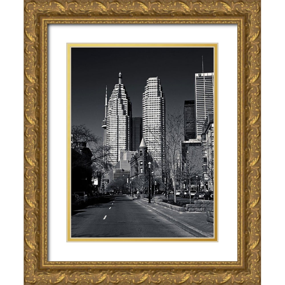 Carson, Brian 19x24 Gold Ornate Wood Framed with Double Matting Museum Art Print Titled ...